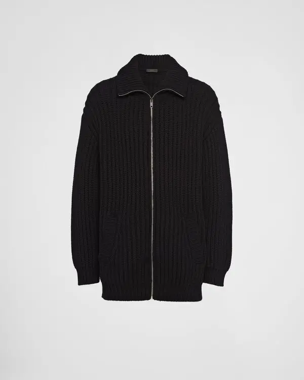 Prada Oversized Cashmere Cardigan