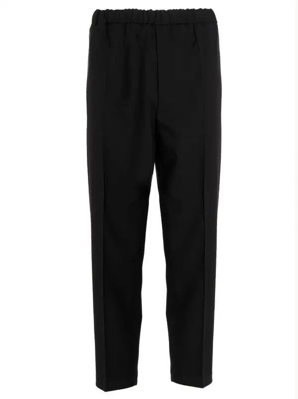 JIL SANDER Gabardine Trousers - Blue