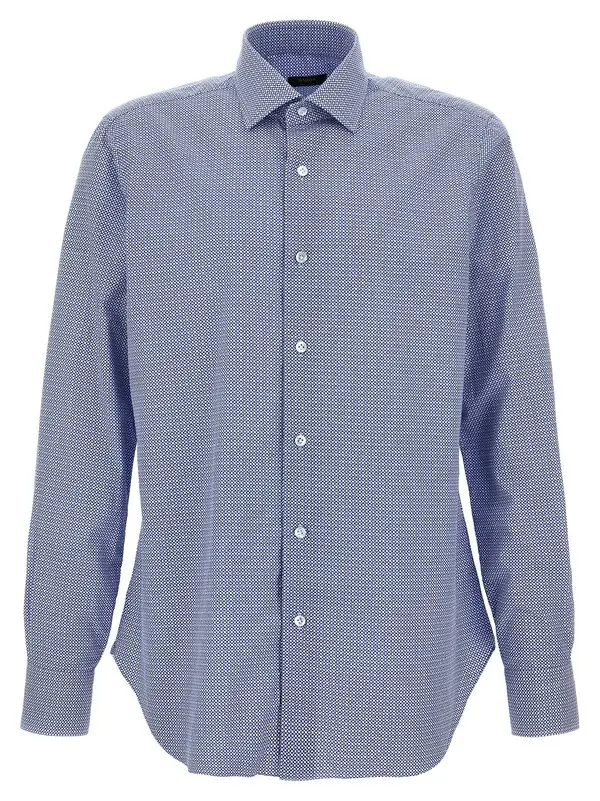BARBA NAPOLI Culto' Shirt - Light Blue