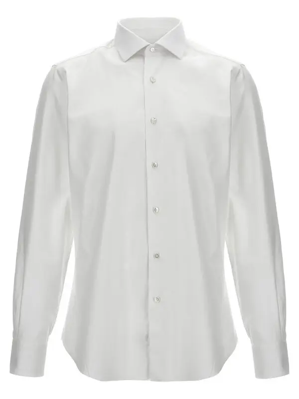BARBA NAPOLI Cotton Shirt - White
