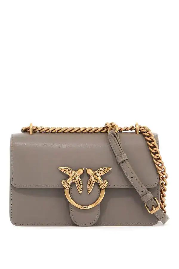 Pinko Mini Love Bag Shoulder Bag In Grey - 30% Off