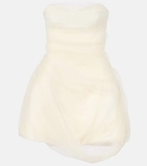 DANIELLE FRANKEL Bridal Bernie Minidress - White