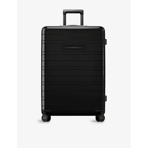 HORIZN STUDIOS H7 Essential Shell Suitcase 77cm - Glossy All Black