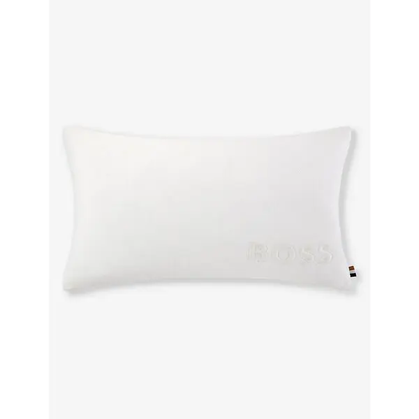 Hugo Boss Almond Flowers Rectangle-shape Linen Cushion Cover 33cm X 35cm