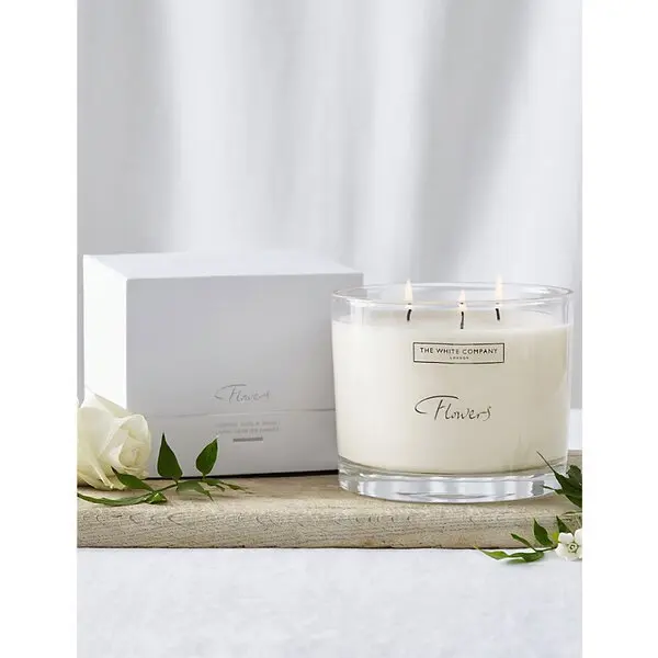 THE WHITE COMPANY Flowers Large Candle 770g