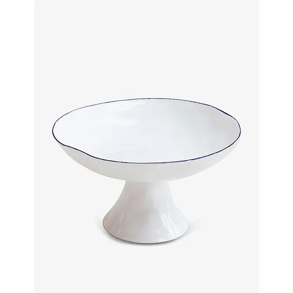 FELDSPAR Contrast-band Handmade Bone-china Fruit Bowl 22cm