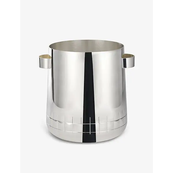 Christofle Graphik Silver-plated Champagne Cooler 18.5cm