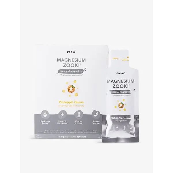 YOURZOOKI Zooki Magnesium Pineapple And Guava Supplement 30 Sachets