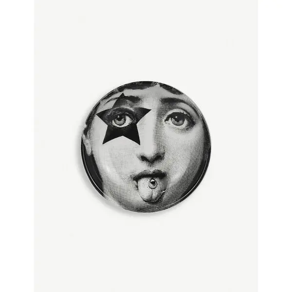 FORNASETTI No.381 Porcelain Ashtray 13cm - One-color