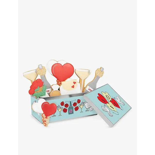 BISCUITEERS Engagement Hand-iced Biscuits Tin 130g