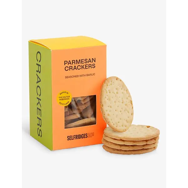 SELFRIDGES SELECTION Parmesan And Garlic Crackers 150g