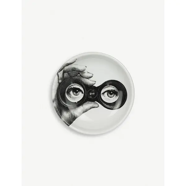 FORNASETTI No.371 Porcelain Ashtray 13cm