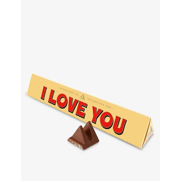 TOBLERONE I Love You Milk Chocolate And Nougat Bar 100g