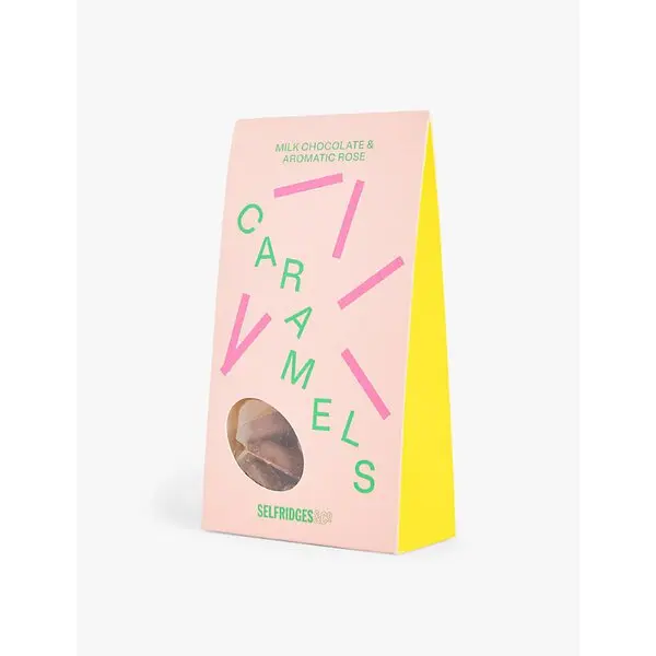 SELFRIDGES SELECTION Milk Chocolate And Aromatic Rose Caramels 150g