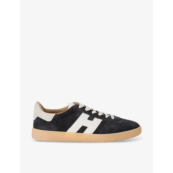 Hogan Logo-patch Suede Low-top Trainers