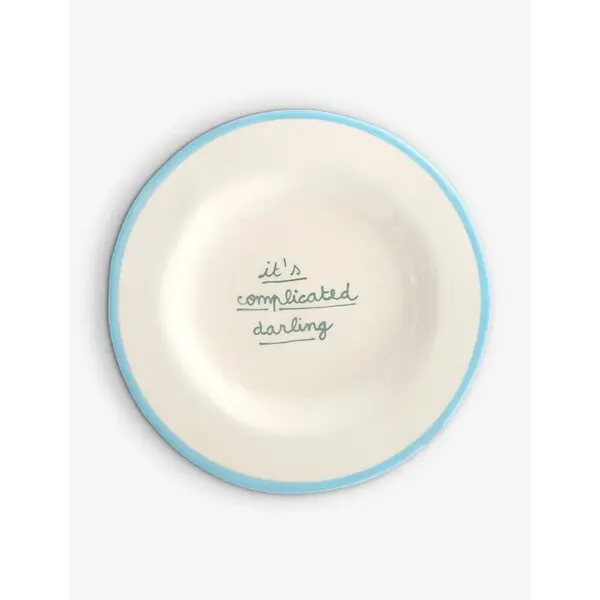 LAETITIA ROUGET It's Complicated Darling Stoneware Dessert Plate 20cm