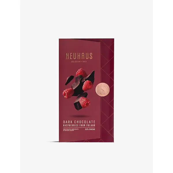 NEUHAUS Dark Chocolate And Raspberry Bar 52% 100g