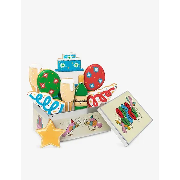 BISCUITEERS Congratulations Hand-iced Biscuits Tin