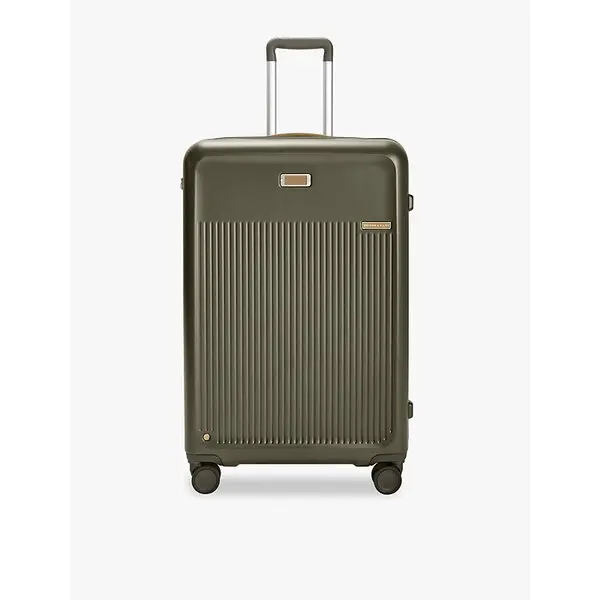 Briggs & Riley Sympatico Large Four-wheel Expandable Shell Suitcase 76.2cm - Olive