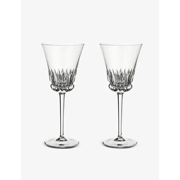 VILLEROY & BOCH Grand Royal Crystal-glass White Wine Goblet Set Of Two
