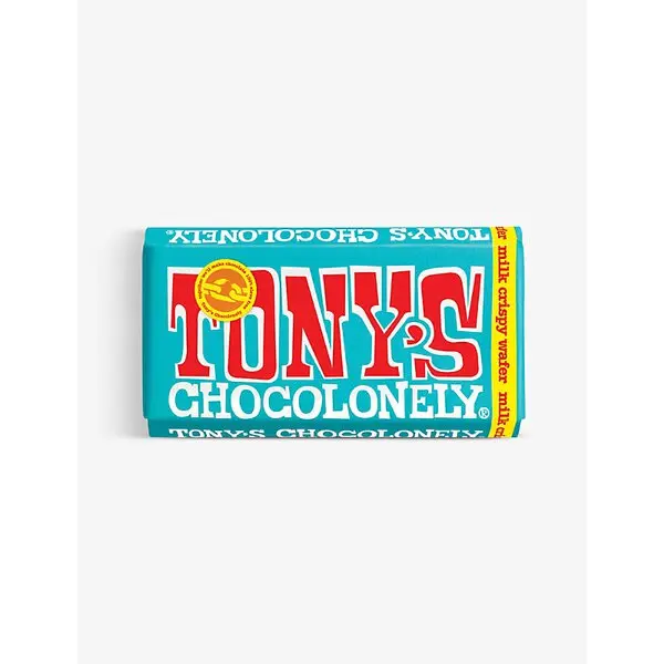 TONY'S Chocolonely Milk Chocolate Crispy Wafer Bar 180g