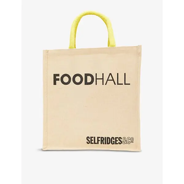 SELFRIDGES SELECTION Canvas Wine Carrier Bag