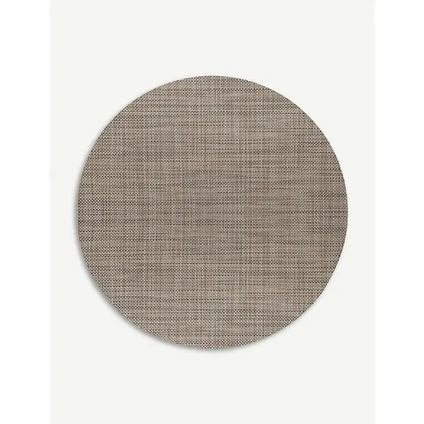 CHILEWICH Basketweave Round Placemat 38 Cm - One-color