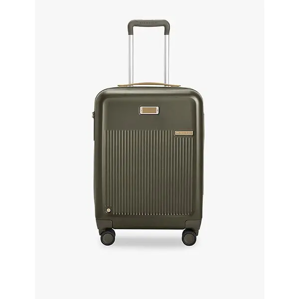 Briggs & Riley Sympatico Global Four-wheel Shell Cabin Suitcase 53.3cm - Olive
