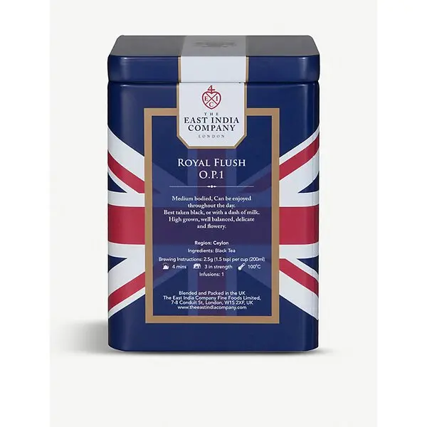 THE EAST INDIA COMPANY Royal Flush Tea Caddy