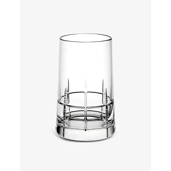 Christofle Graphik Crystal-glass Vodka Glasses Set Of Four