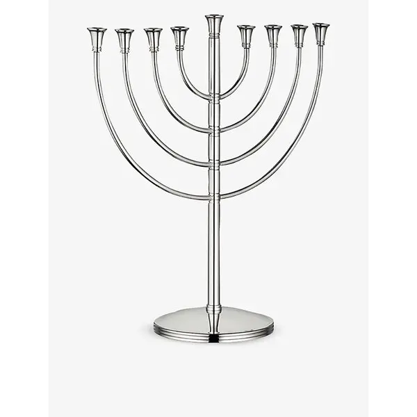 Christofle Judaique Silver-plated Hanukkah Candle Holder - One-color