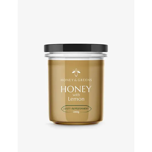 HONEY & GREENS British Lemon Honey 240g
