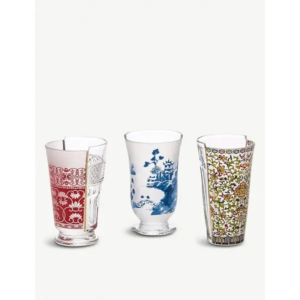 SELETTI Clarice Hybrid Cocktail Glasses Set Of Three - One-color
