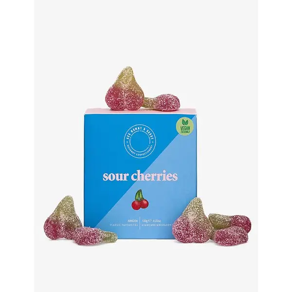 ASK MUMMY AND DADDY Sour Cherries Vegan Sweets 120g