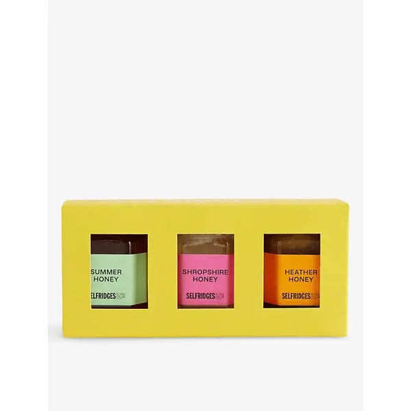 SELFRIDGES SELECTION British Honey Set Of Three 240g