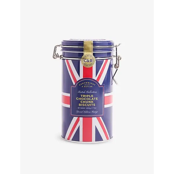 CARTWRIGHT & BUTLER Triple Chocolate Chunk Biscuit Tin 200g