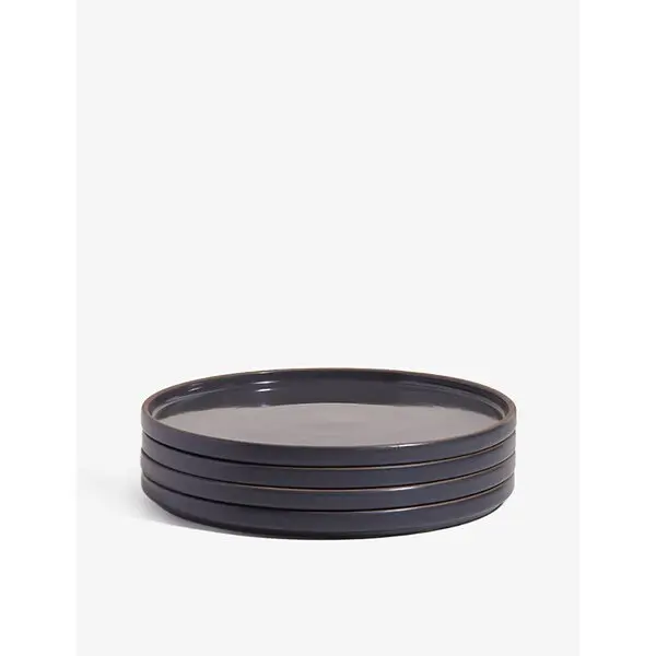 OUR PLACE Full Ceramic Plates Set Of Four - Char