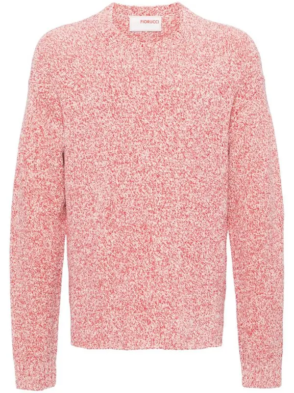 Fiorucci Mélange Jumper - Red