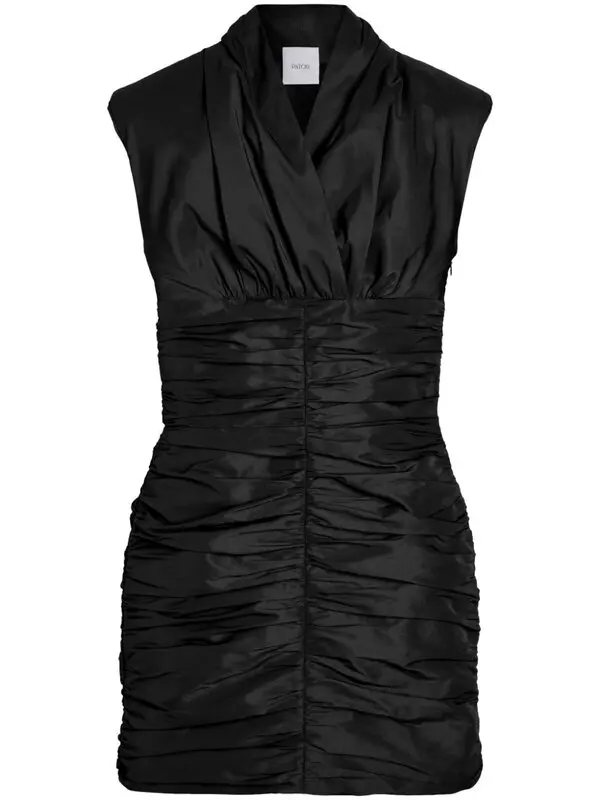 Patou Open-back Mini Dress - Black