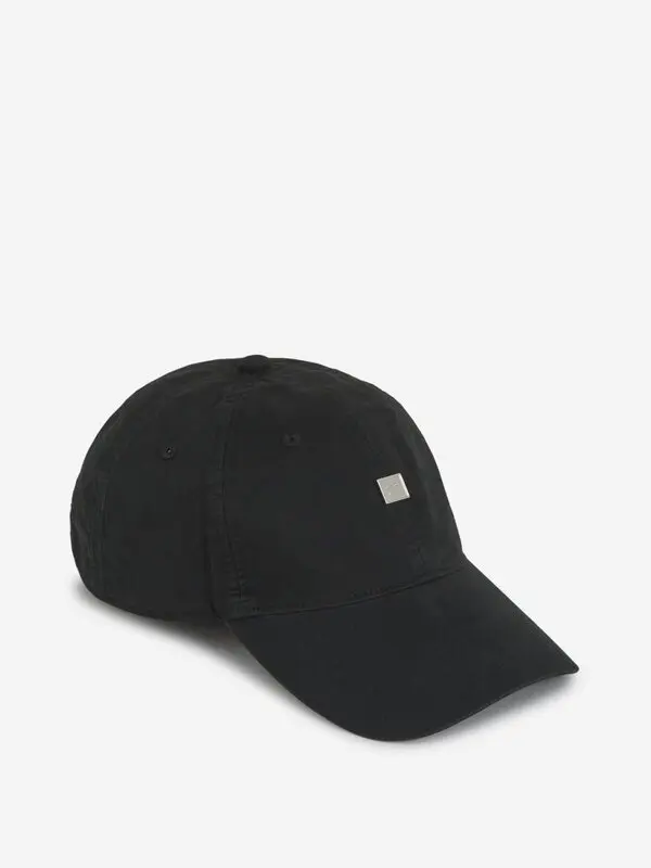 Buy Acne Studios Logo Face Cap - Black At 33% Off | Editorialist
