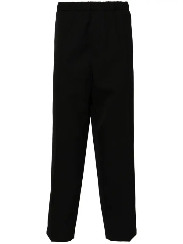 JIL SANDER Tapered Trousers - Black