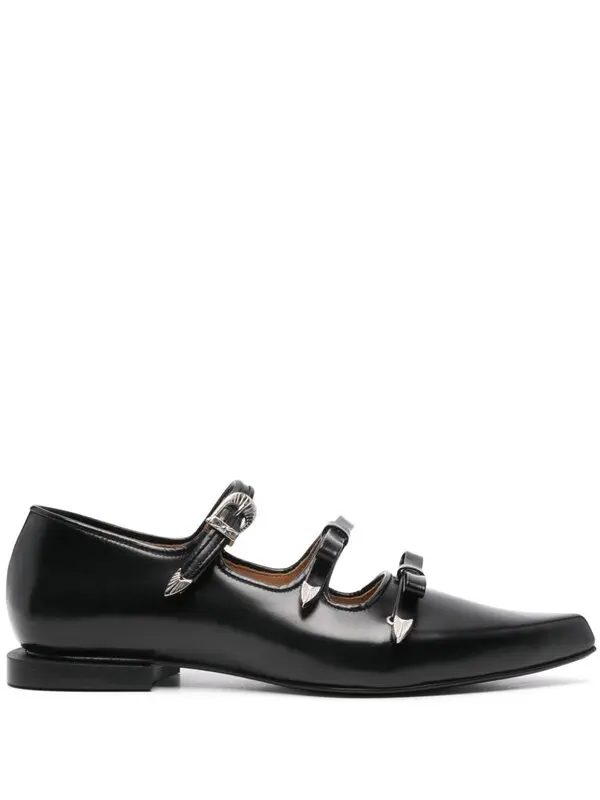Toga Buckled Ballet Flats