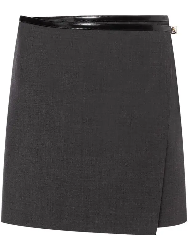 Philosophy Di Lorenzo Serafini Wrap Mini Skirt