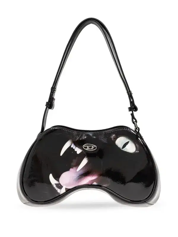 Diesel Play Shoulder Bag - Black | Editorialist