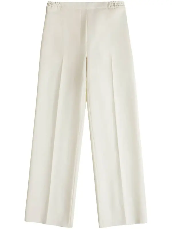 TOD'S Elasticated-waist Virgin-wool Trousers