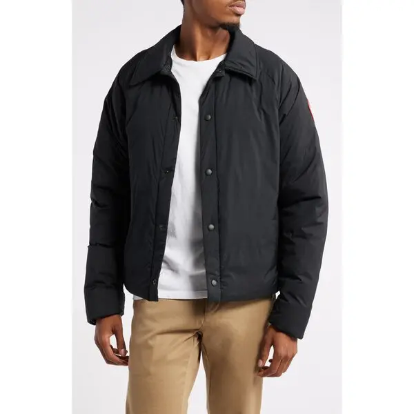 Canada Goose Lodge Packable Windproof 750 Fill Power Down Jacket - Black - Noir