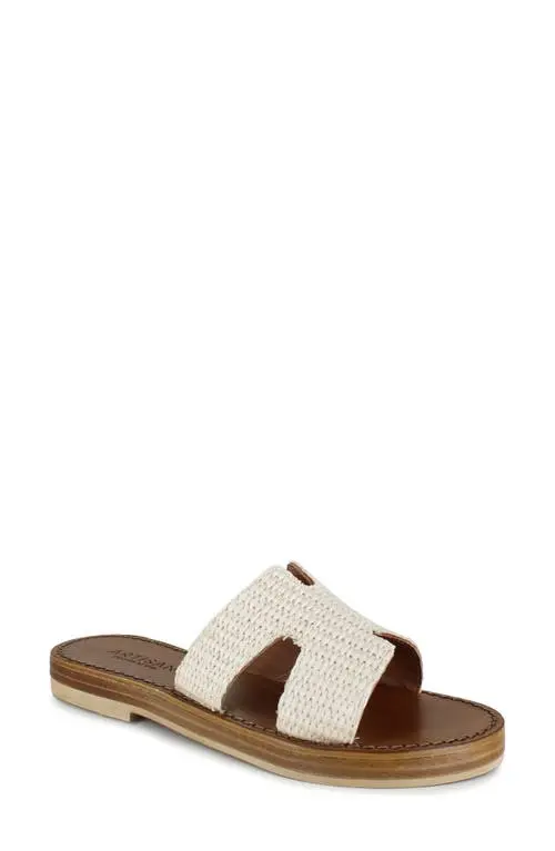 ARTISAN CRAFTED BY ZIGI Kolinna Slide Sandal - White