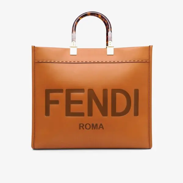 Fendi Sunshine Medium Shopper - Brown