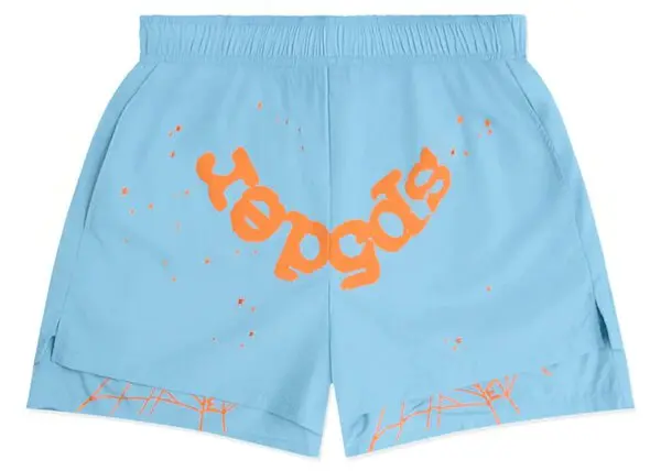 SP5DER Og Web Double Layer Short - Light Blue