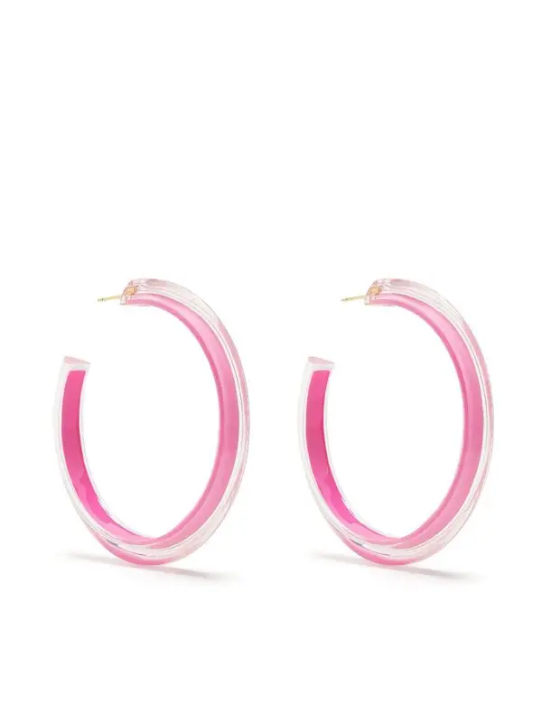 Alison Lou Gold-plated Hoop Earrings